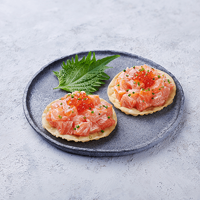 Truffle Salmon Crisps